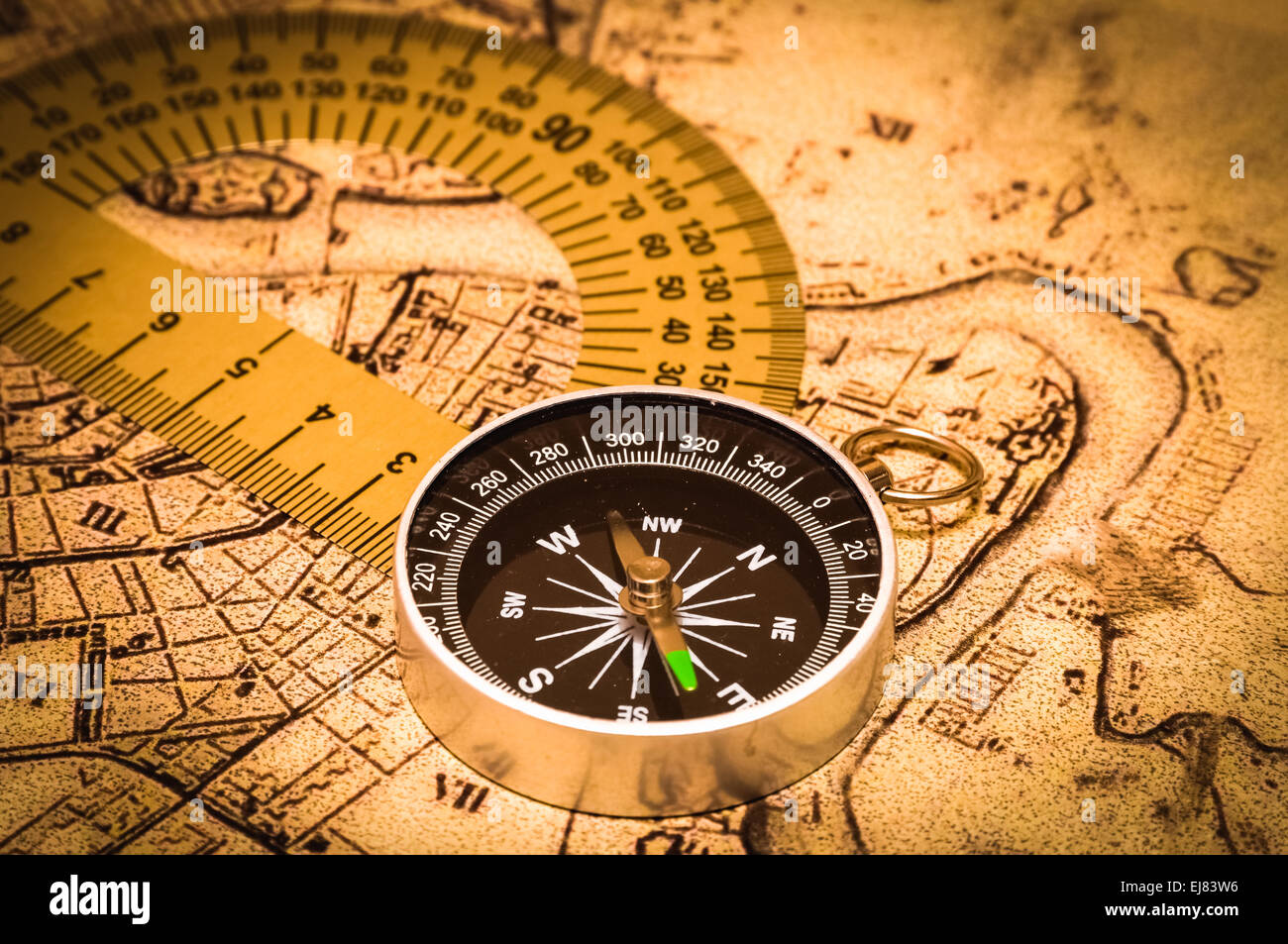 Lost compass hi-res stock photography and images - Alamy