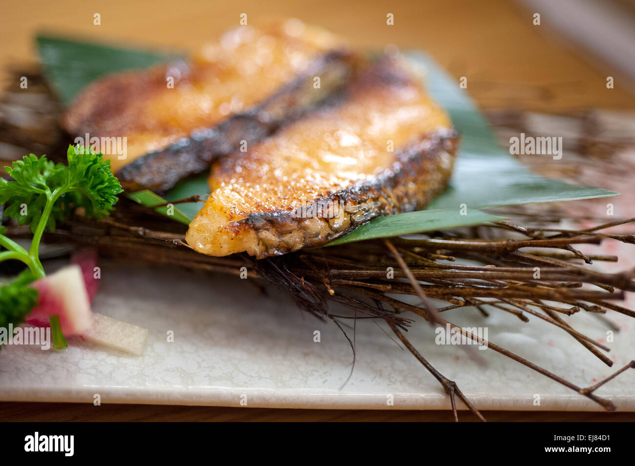 Japanese cooked fish hi-res stock photography and images - Alamy