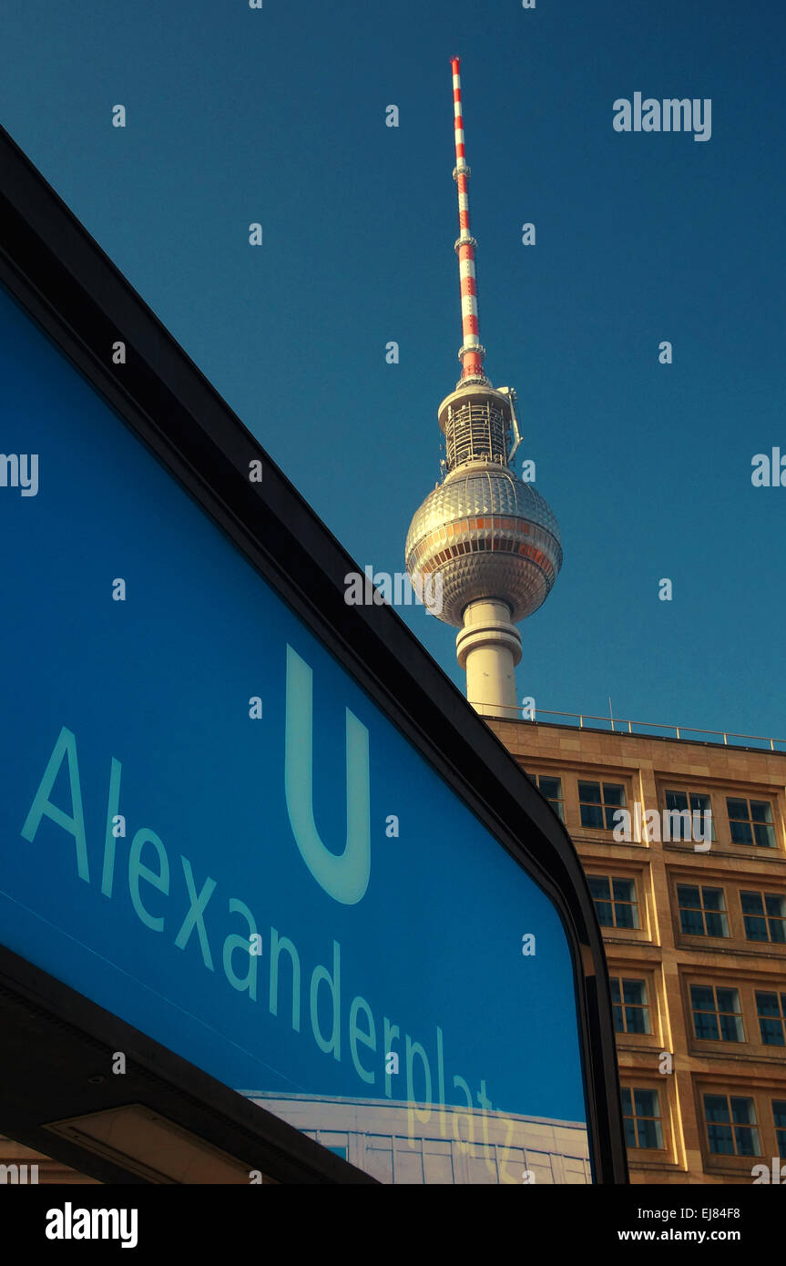 Alexanderplatz turm hi-res stock photography and images - Alamy