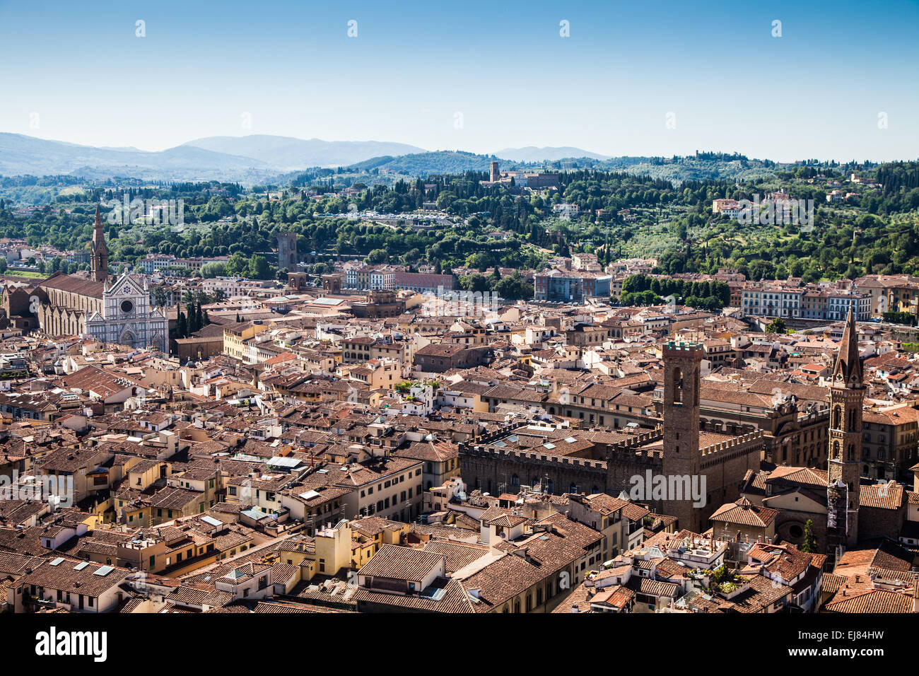 Florence panoramic view Stock Photo - Alamy