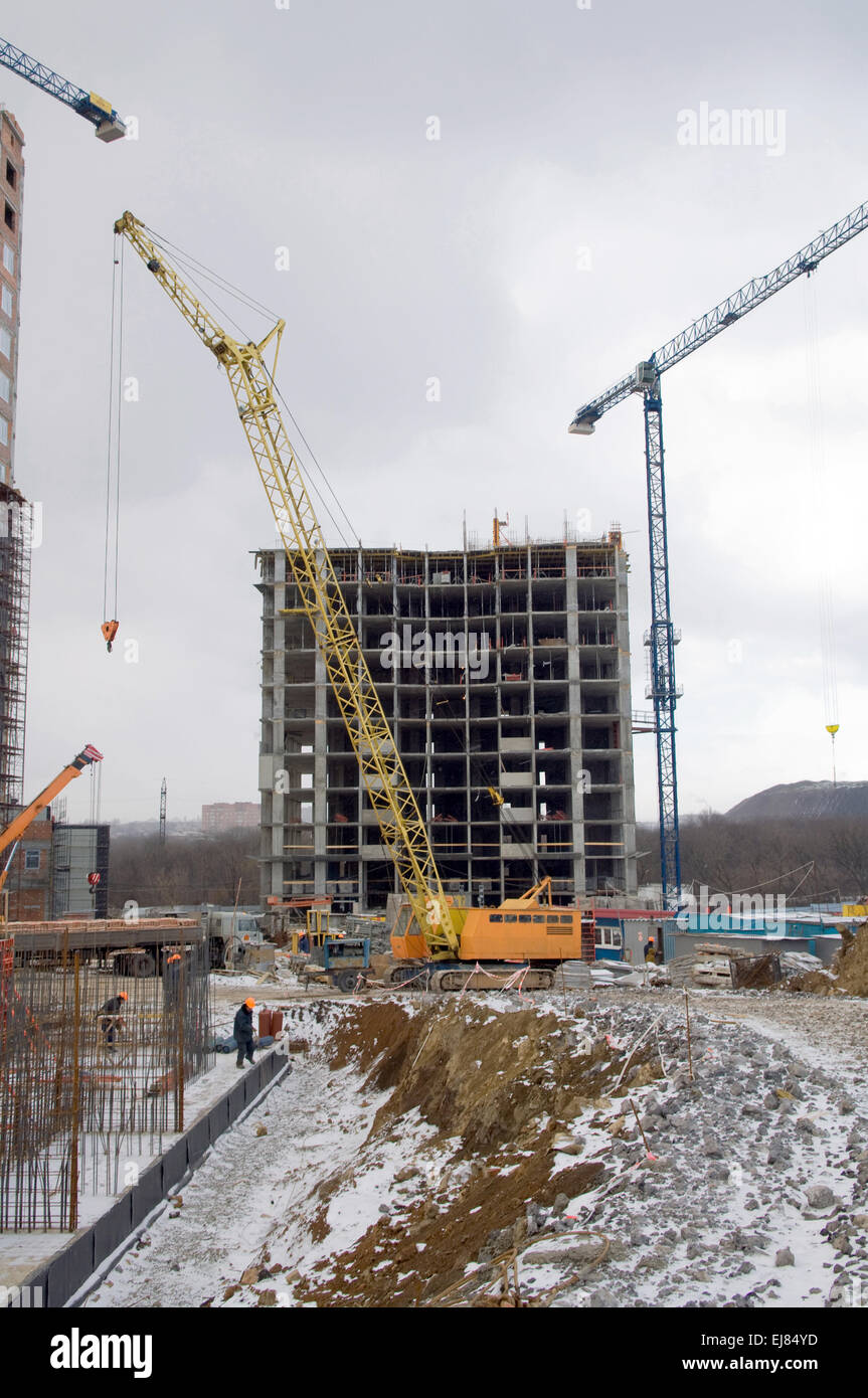 Construction worker working tools hi-res stock photography and images ...