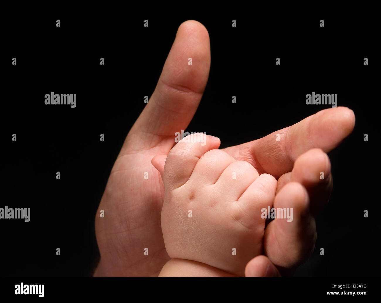 the hands of father and child Stock Photo - Alamy