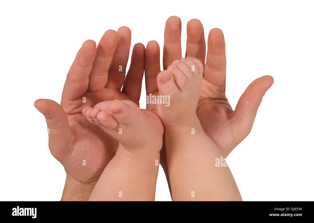 hands of a man and a child Stock Photo - Alamy