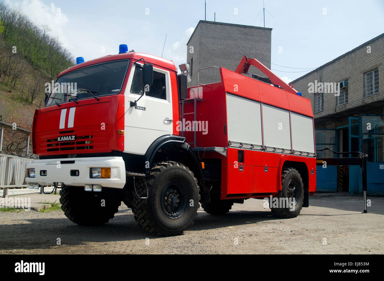 Russian firetruck hi-res stock photography and images - Alamy