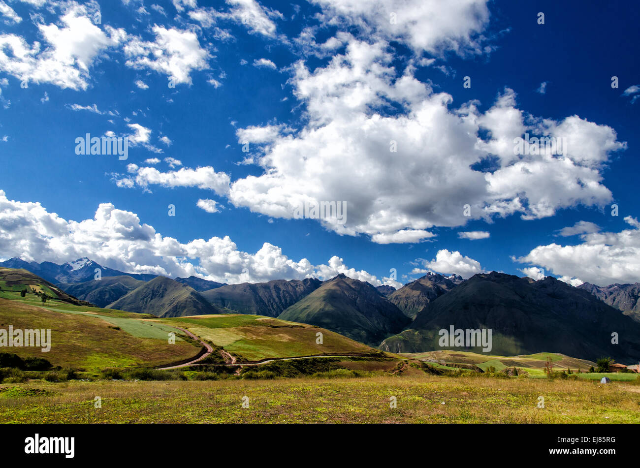 The Andes in Peru Stock Photo - Alamy