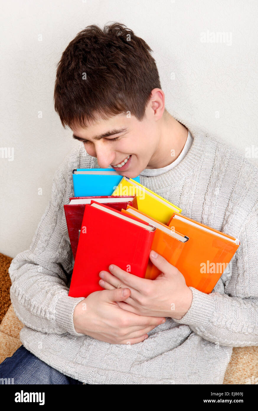 Cheerful teenager hi-res stock photography and images - Alamy