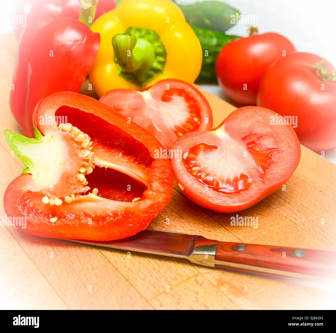 Bulgarian pepper red Stock Photo - Alamy