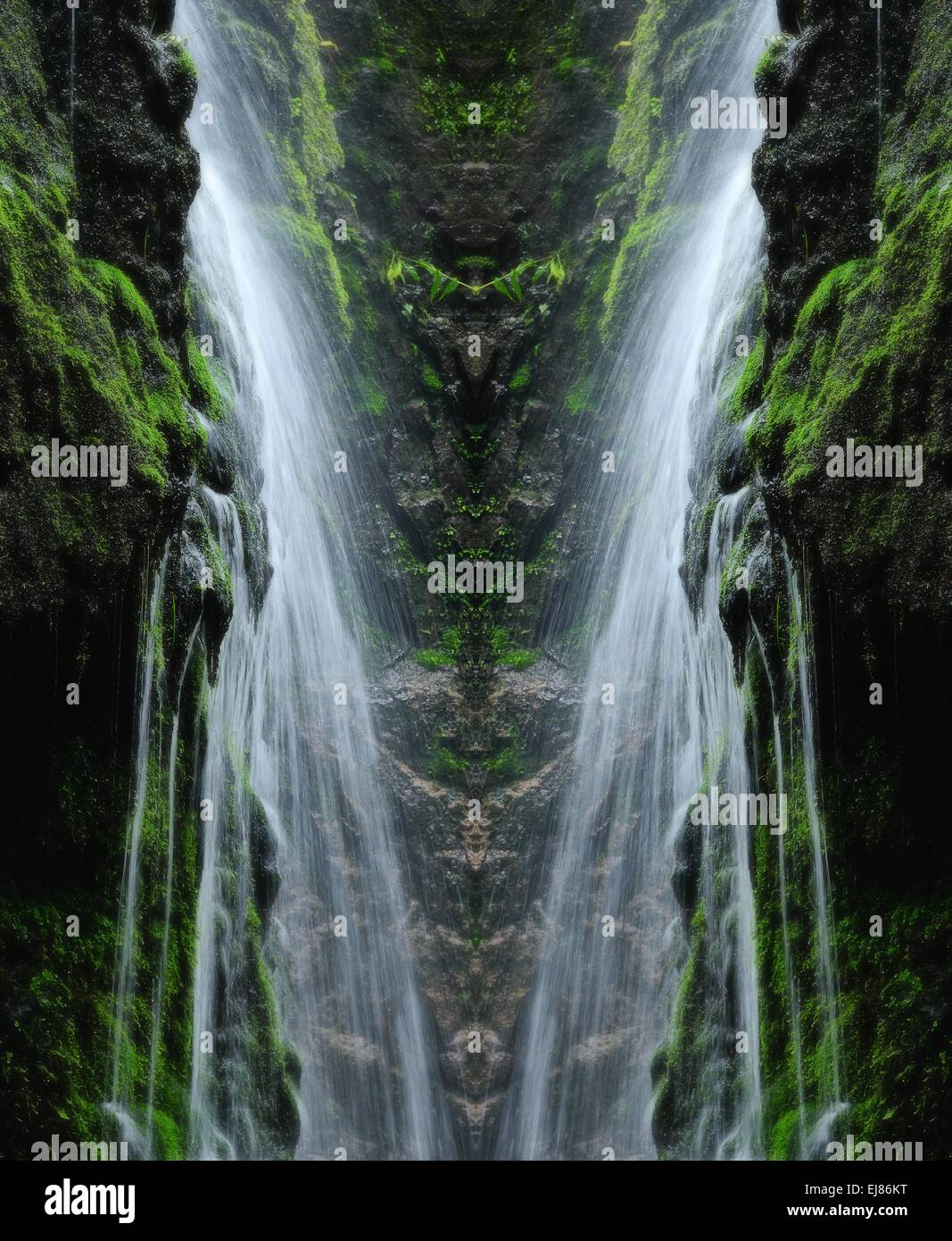 in the waterfall Stock Photo - Alamy