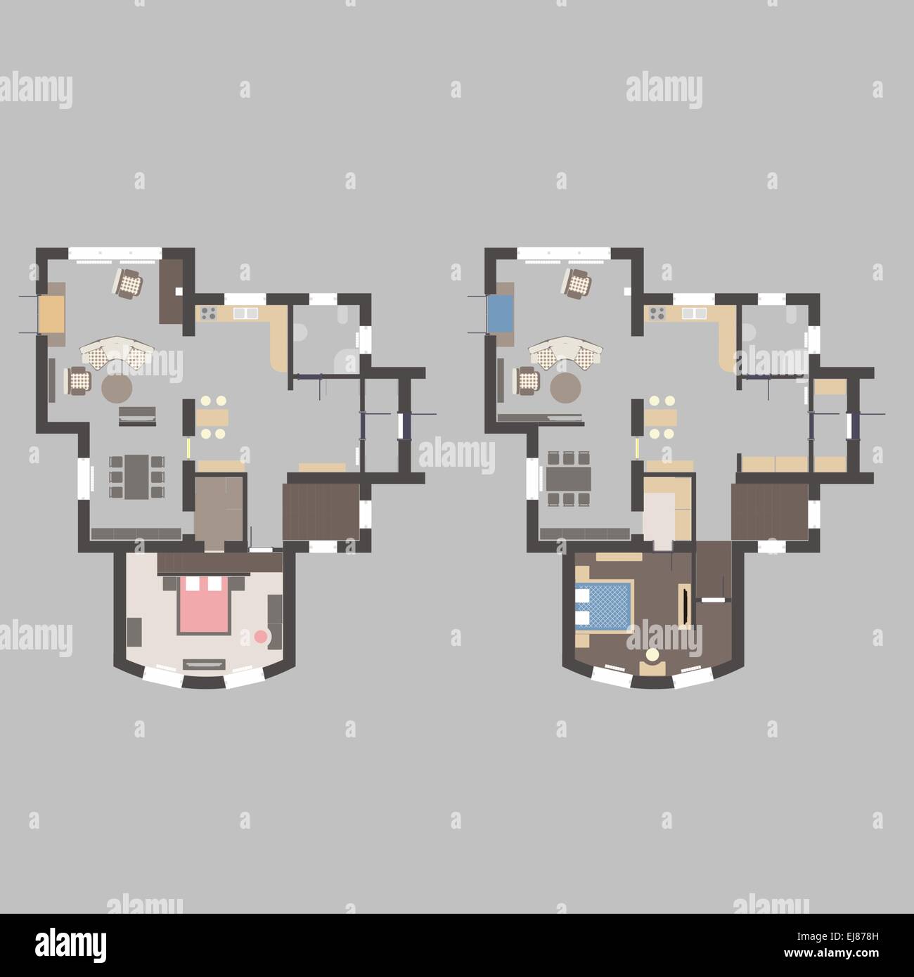 House plan hi-res stock photography and images - Alamy
