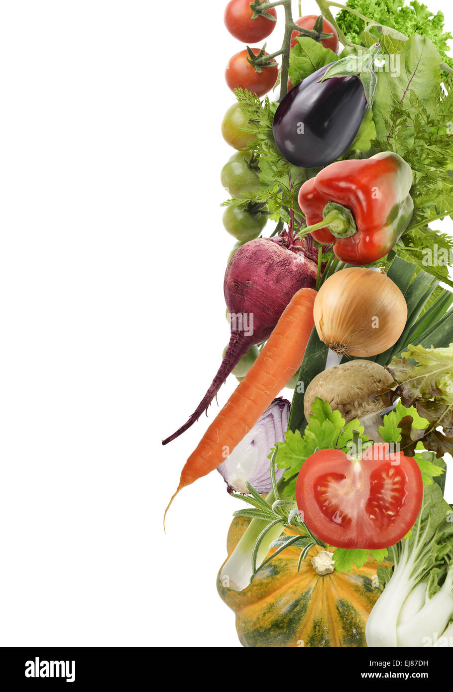 Fresh Vegetables Collection Stock Photo - Alamy