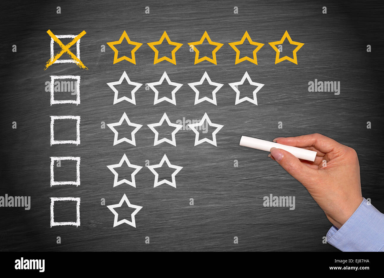 Five Stars - great performance Stock Photo - Alamy
