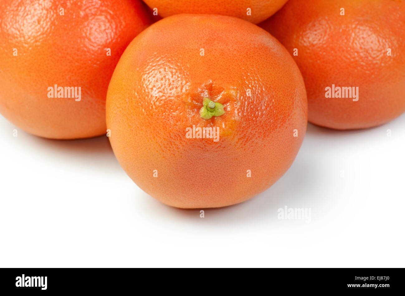 Bright grapefruit isolated on white background Stock Photo - Alamy