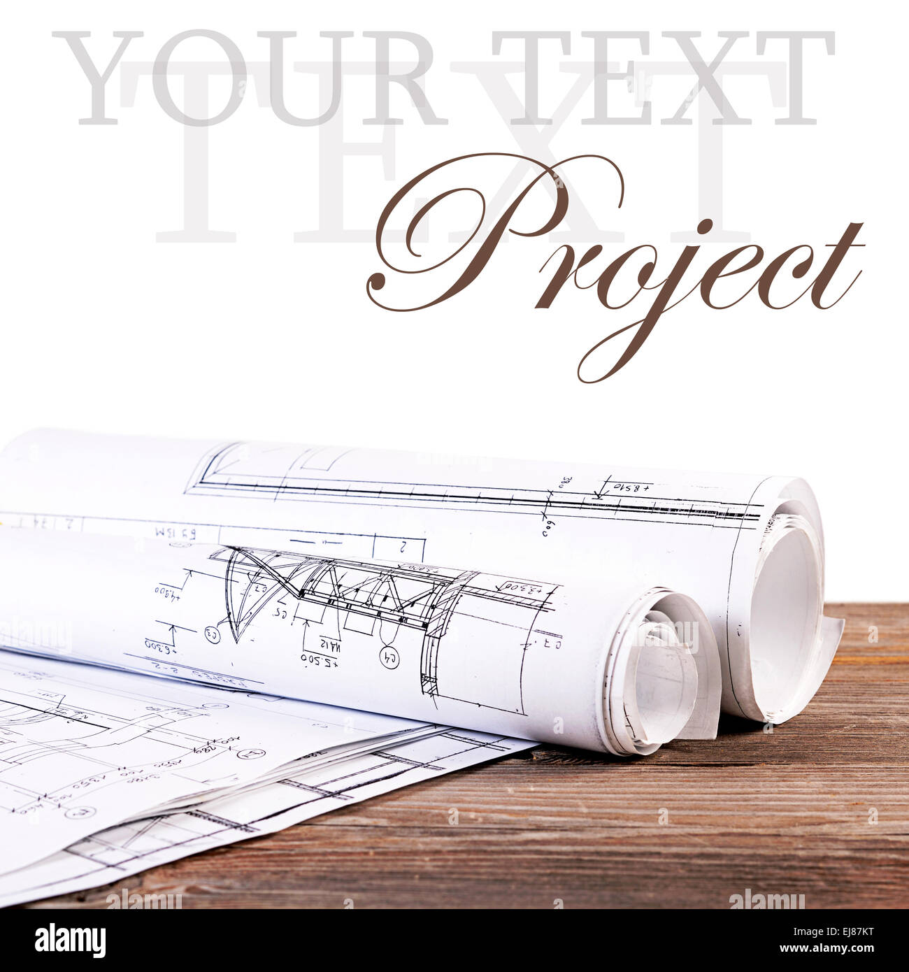 Projects of houses on the background Stock Photo - Alamy