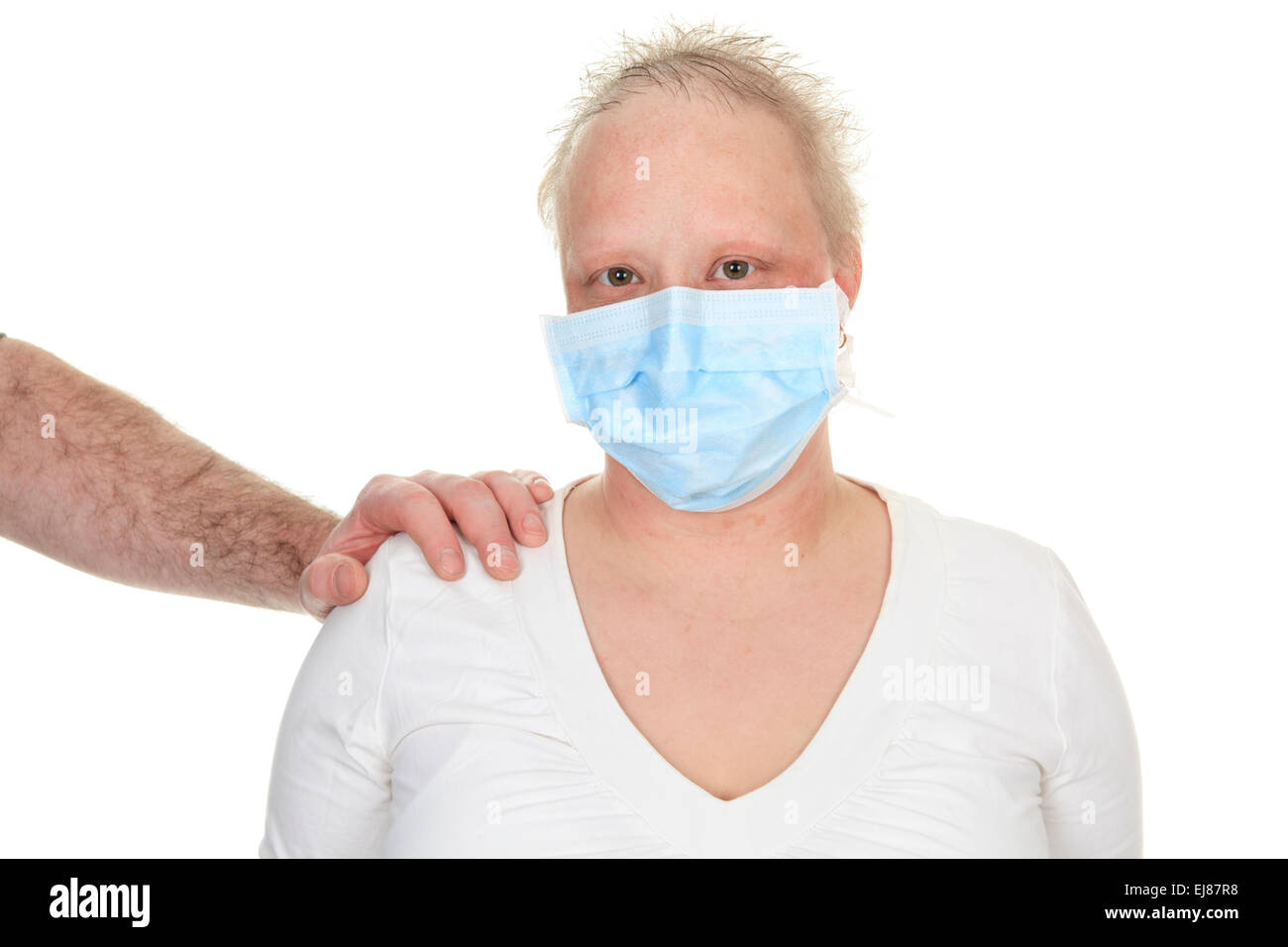 chemotherapy woman wearing a medical mask Stock Photo - Alamy