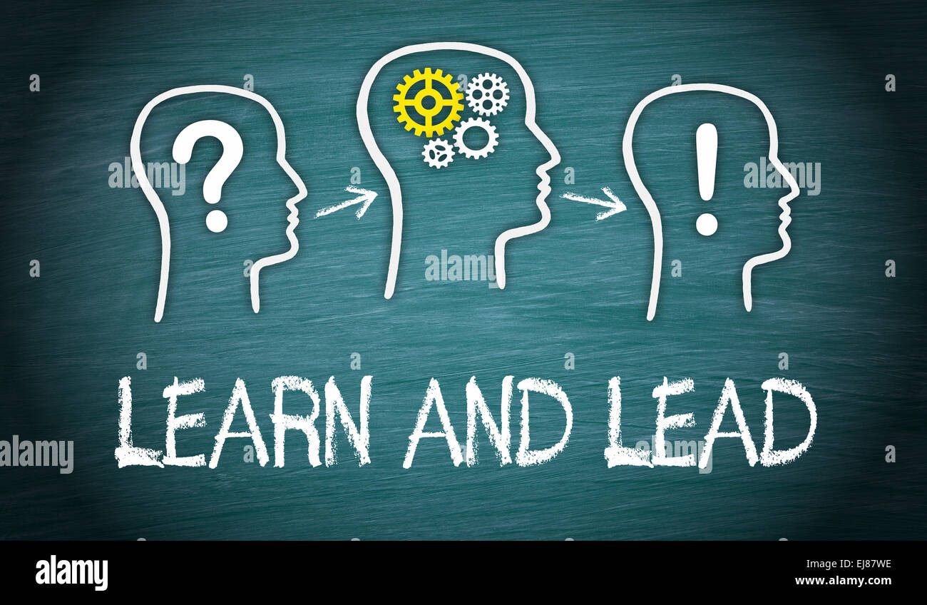 Learn and Lead Stock Photo - Alamy