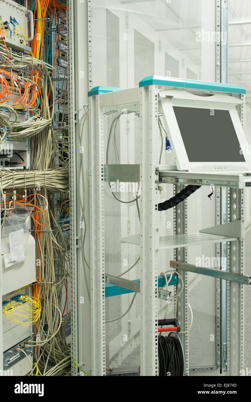 Network LAN patch panel Stock Photo - Alamy