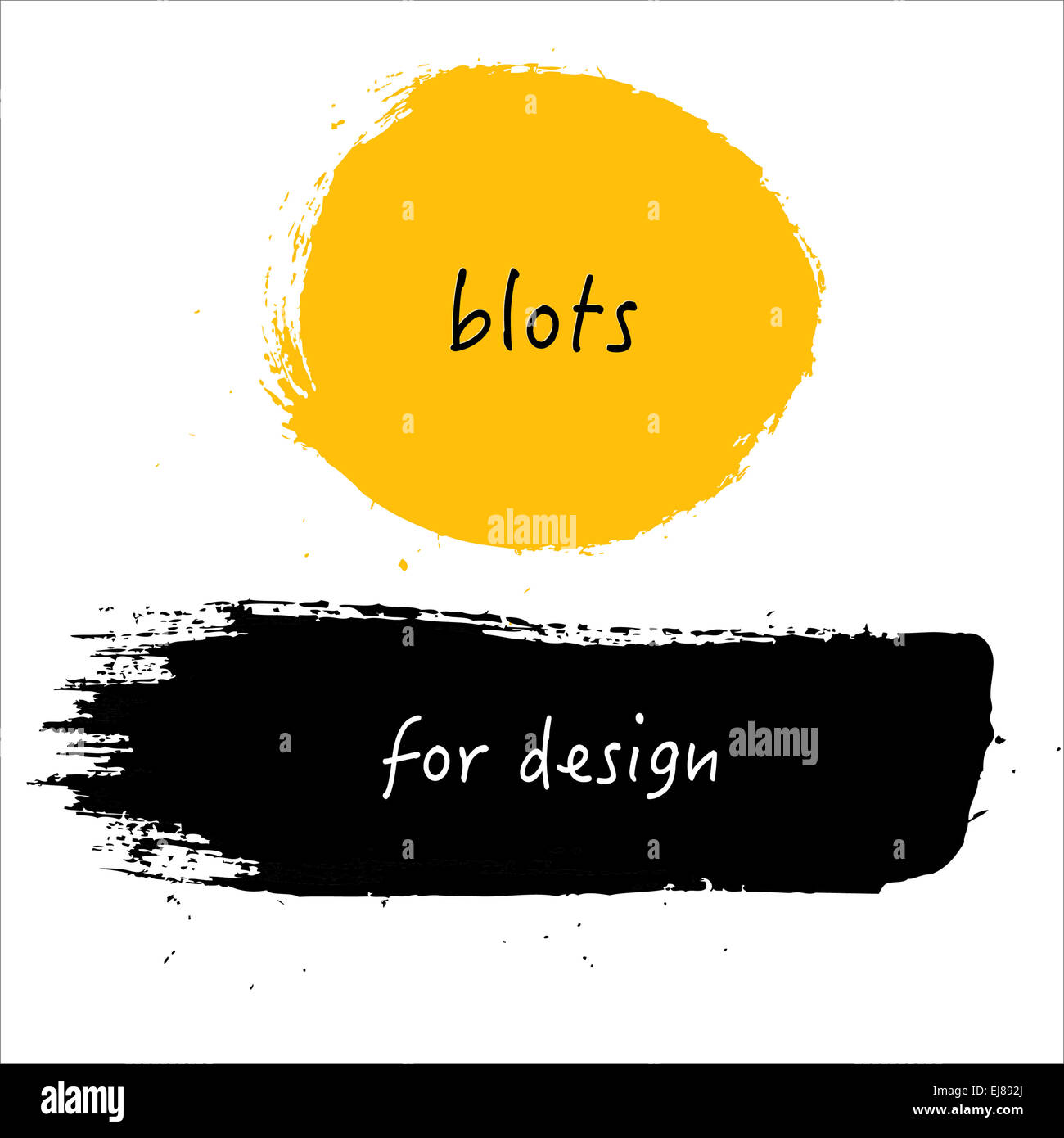 Blots For Design Stock Photo - Alamy