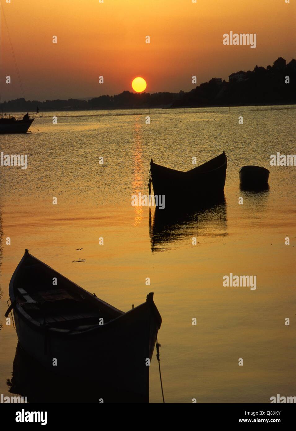 Sunrise over the sea Stock Photo - Alamy