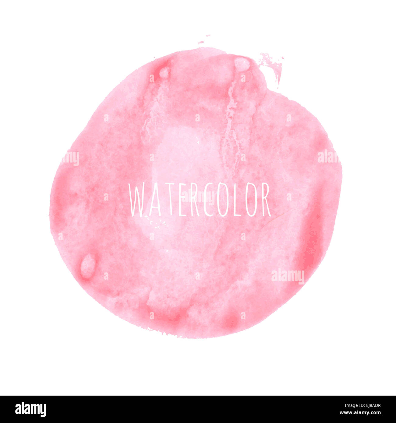 Pink Watercolor Blob Stock Photo - Alamy