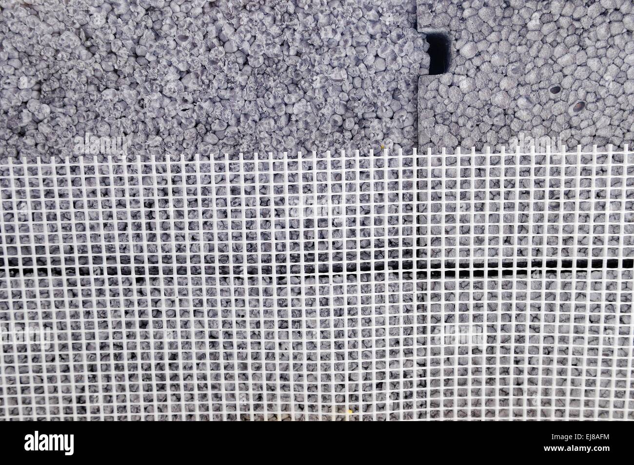 Thermal insulation with plaster carrier Stock Photo - Alamy