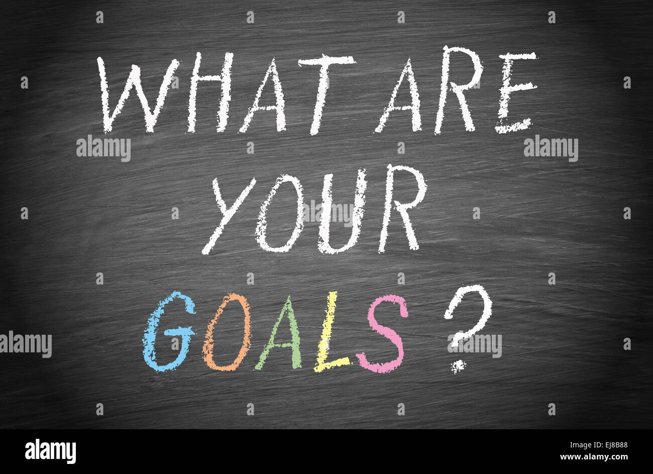 What are your goals Stock Photo - Alamy