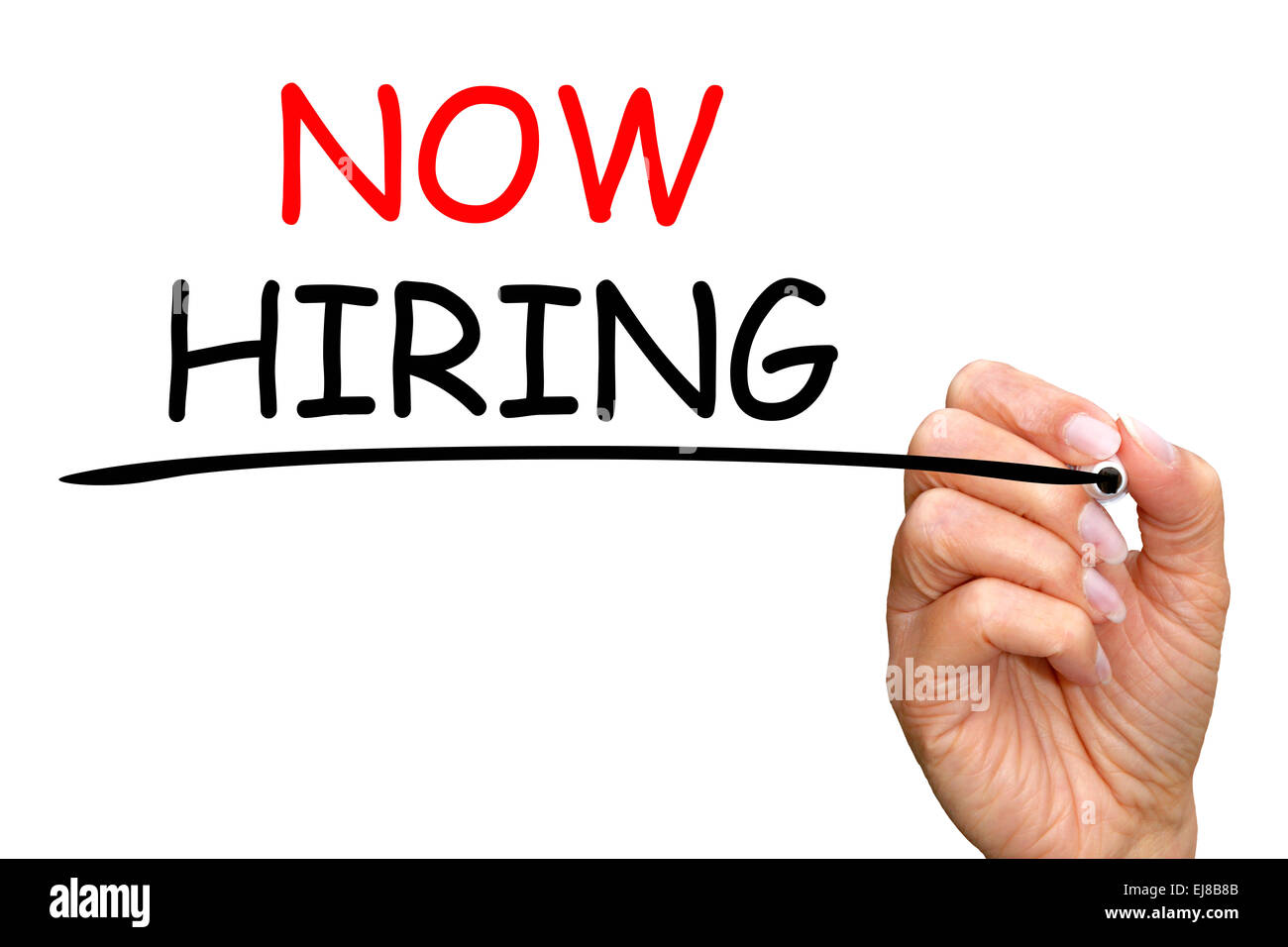 Hiring new employee recruitment Cut Out Stock Images & Pictures - Alamy