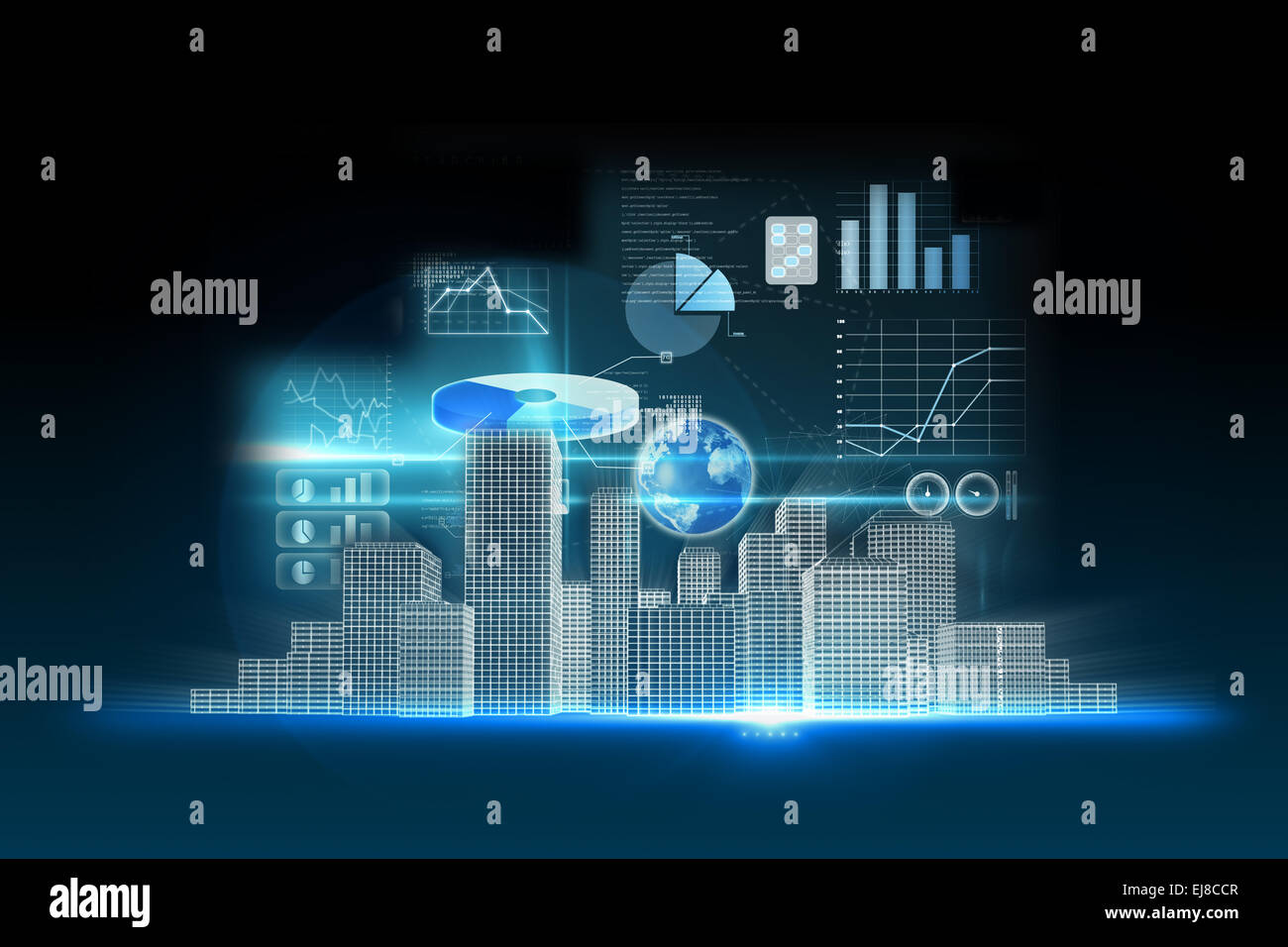 Business data background Stock Photo - Alamy