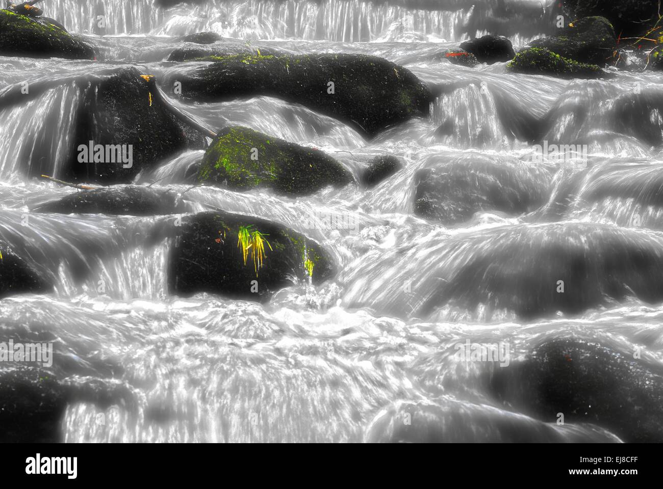 between the stones, the soft water Stock Photo - Alamy