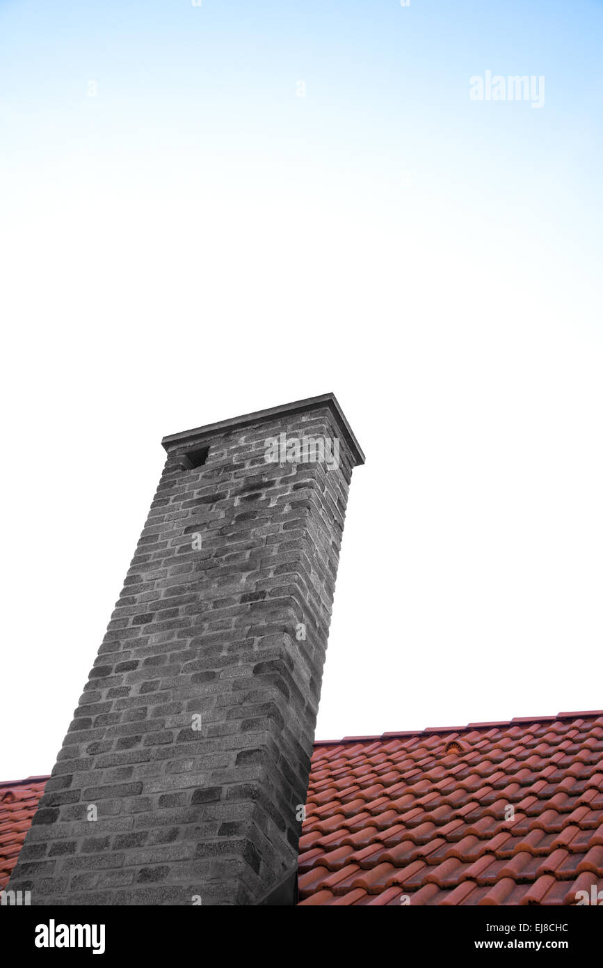 Roof chimney tile roof ridge hi-res stock photography and images - Alamy