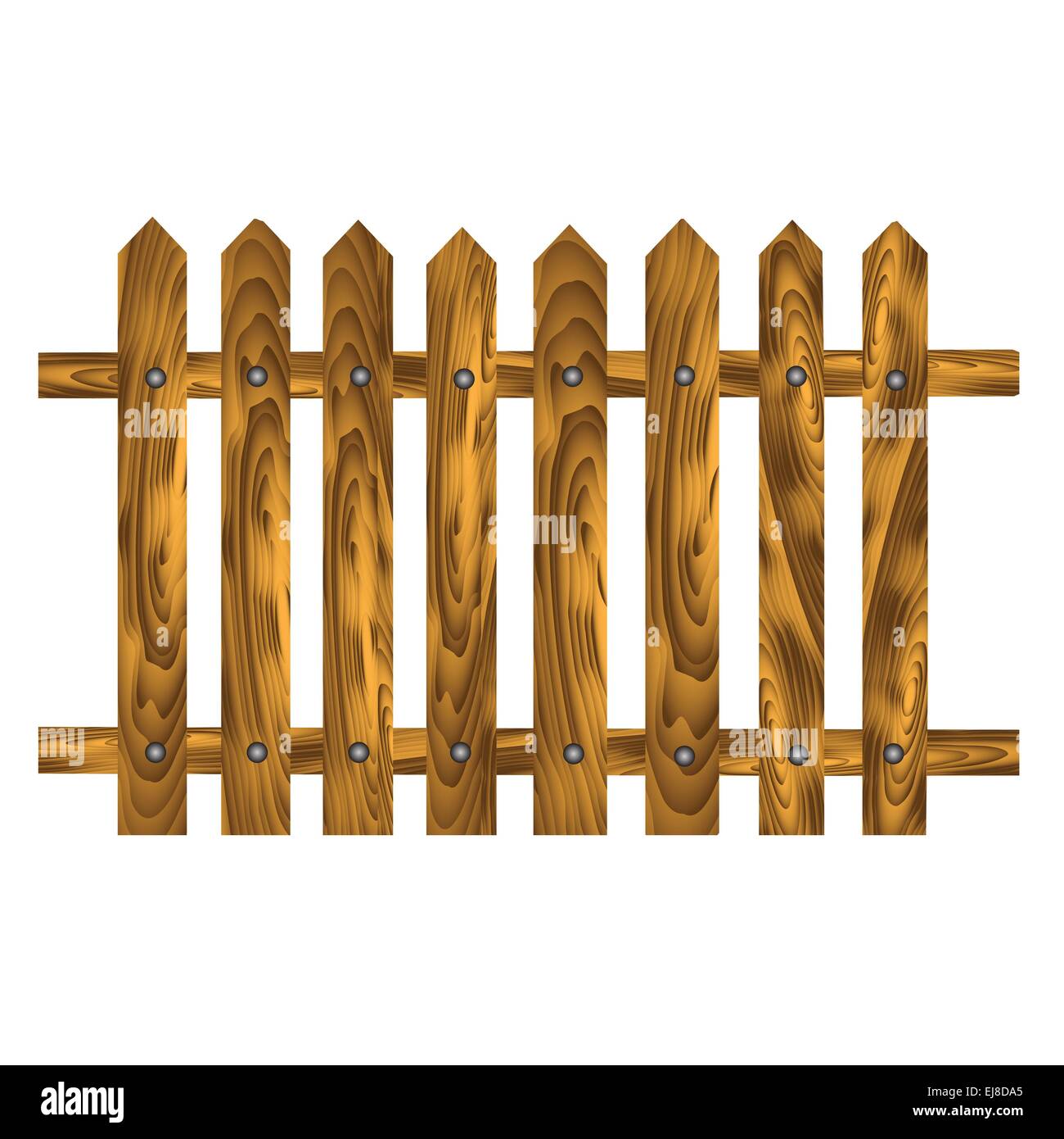 Fence panel Cut Out Stock Images & Pictures - Alamy