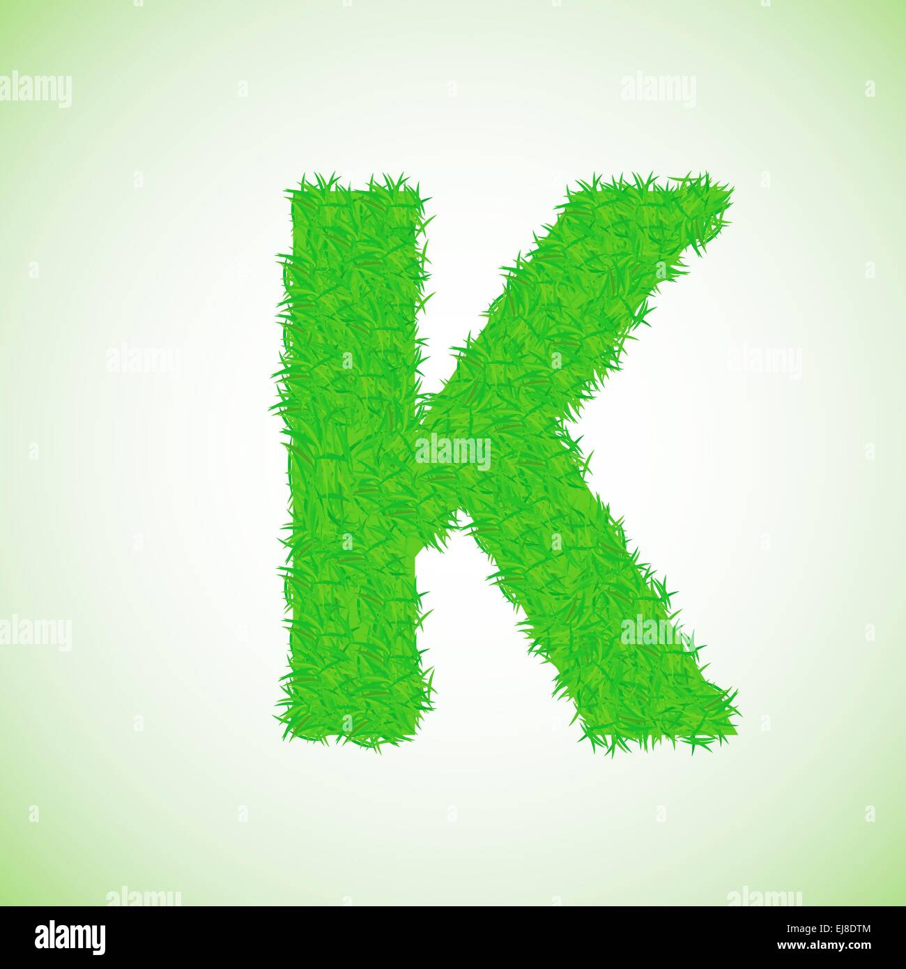 grass letter K Stock Photo - Alamy