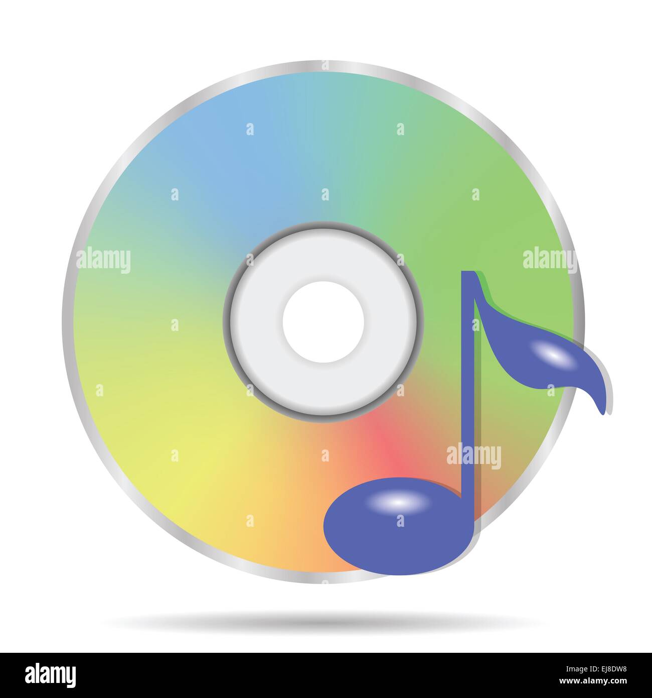 compact disc icon Stock Photo - Alamy