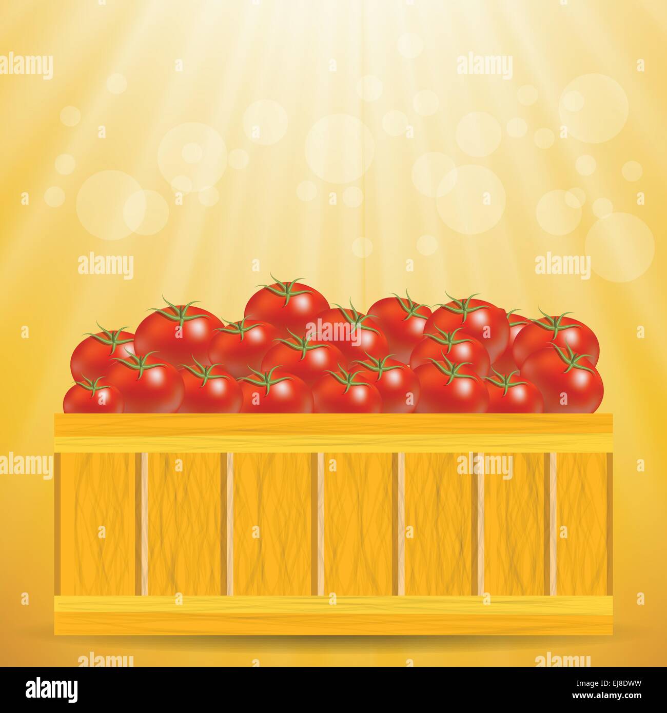 box of tomatoes Stock Photo - Alamy