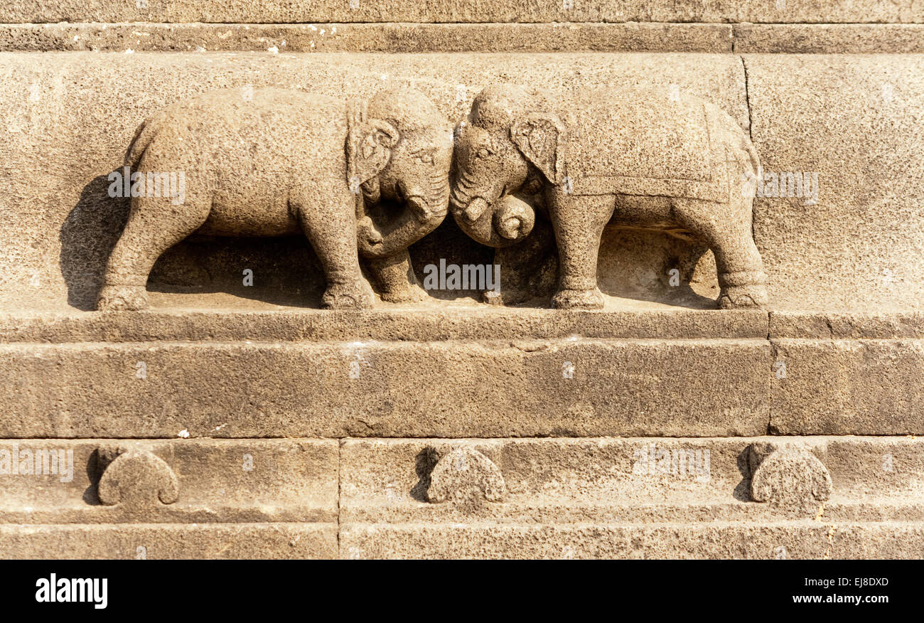 Maheshwar Temple architecture details from India Stock Photo - Alamy