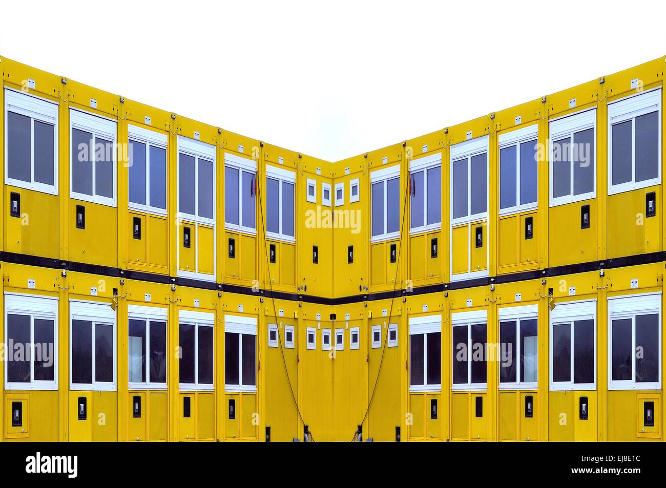 Temporary housing containers hi-res stock photography and images - Alamy