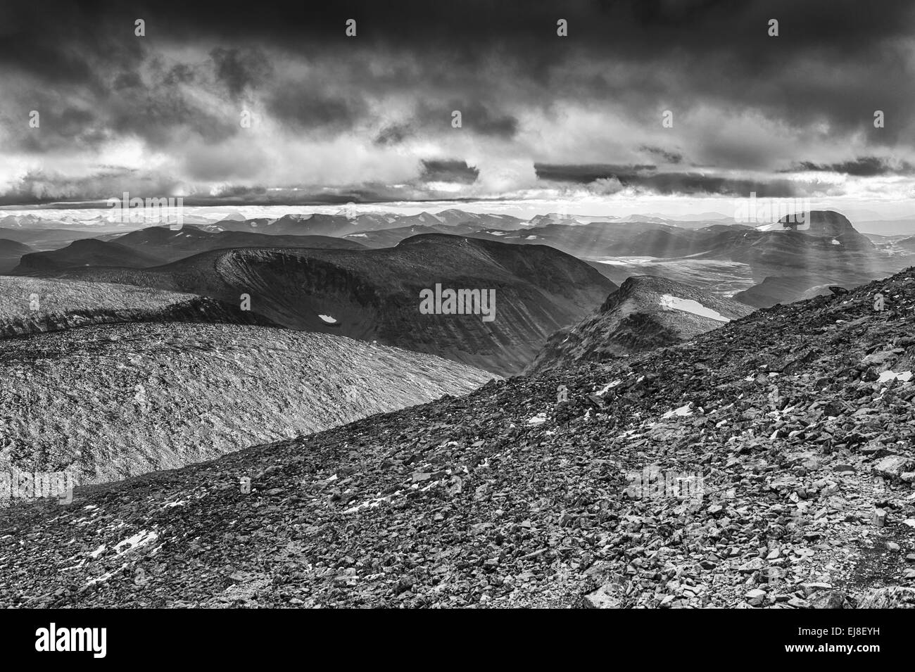 Lapland view Black and White Stock Photos & Images - Alamy