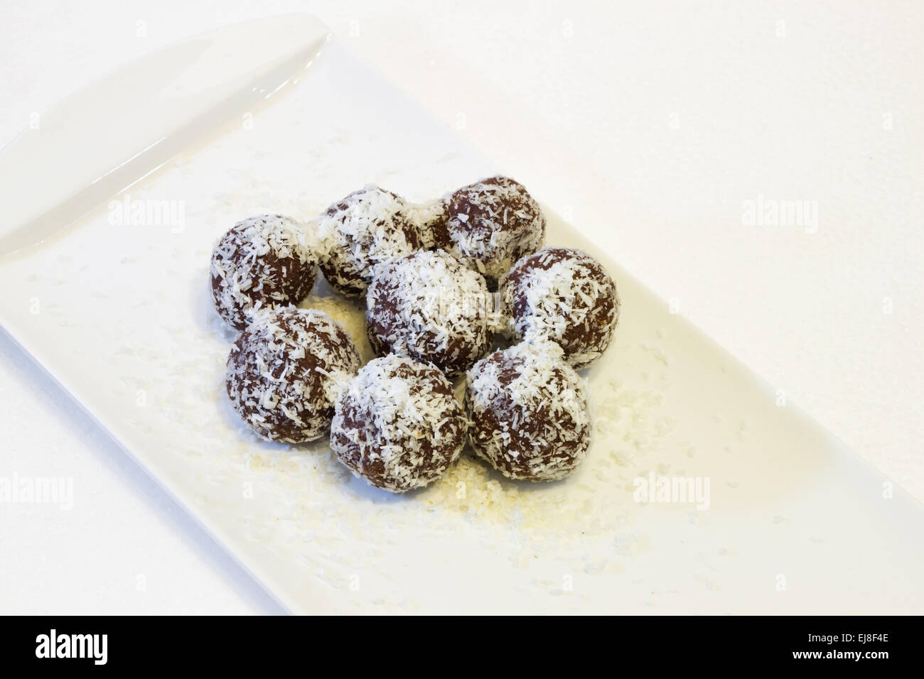 Chocolate balls Stock Photo - Alamy