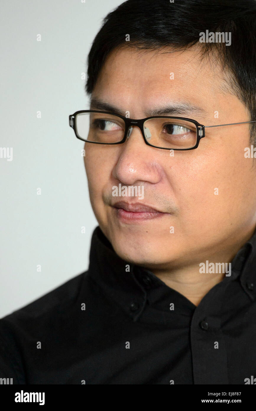 Taiwan's writer Wu Ming-i during an interview with Czech News Agency in ...