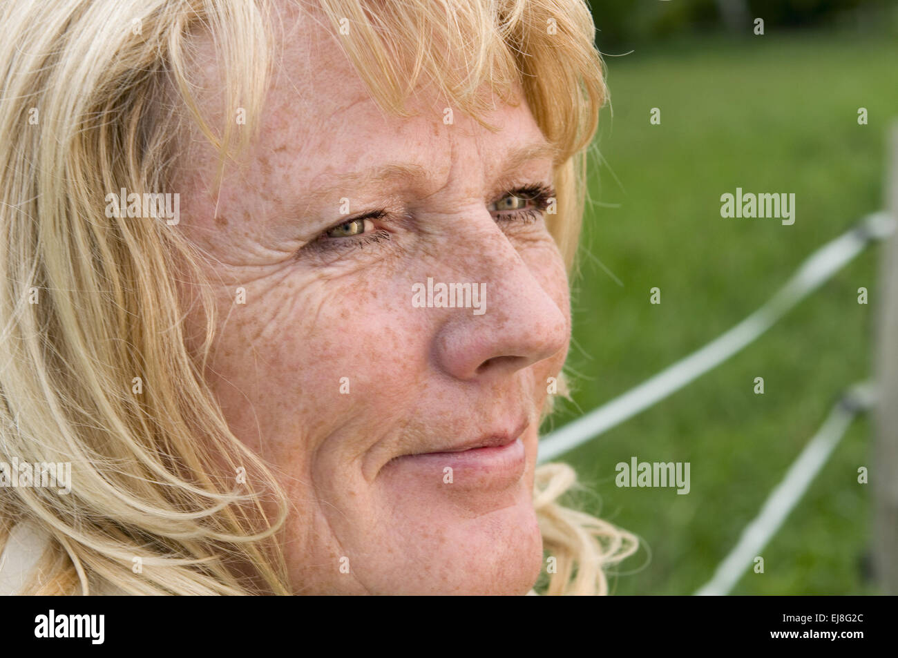Satisfied mature woman hi-res stock photography and images - Alamy