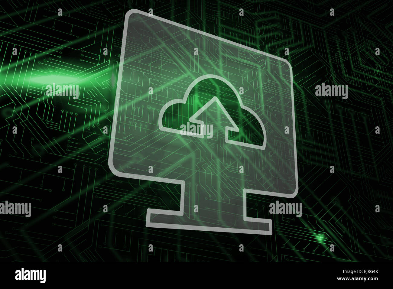 Composite image of computer screen Stock Photo - Alamy