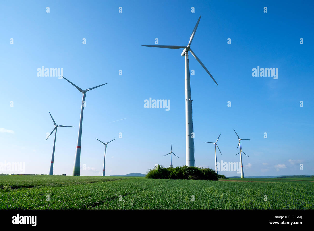 Windwheels on a sunny day Stock Photo - Alamy