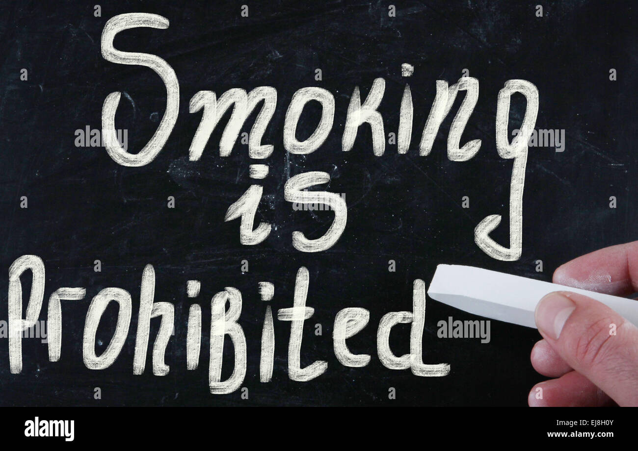 smoking is prohibited Stock Photo - Alamy