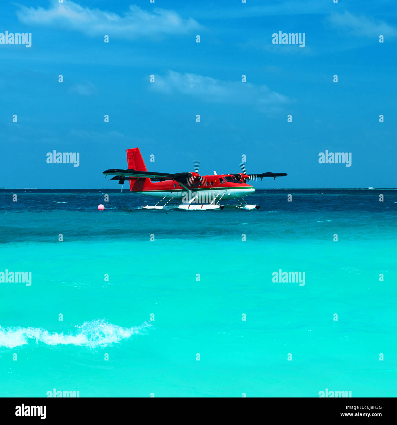 Twin otter seaplane at Maldives Stock Photo - Alamy Twin otter seaplane at Maldives Stock Photo - Alamy