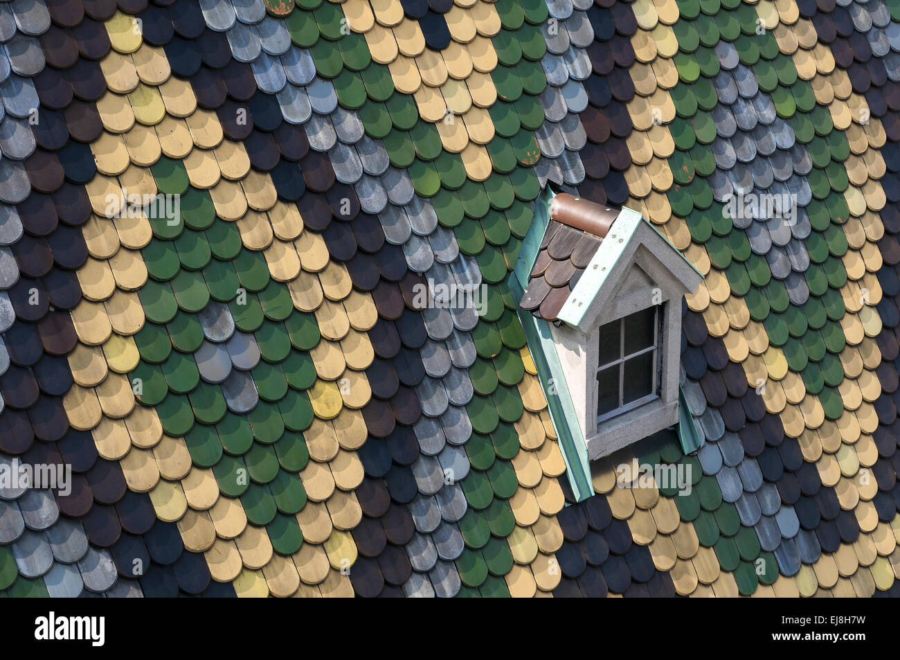 Colorful roof shingles hi-res stock photography and images - Alamy