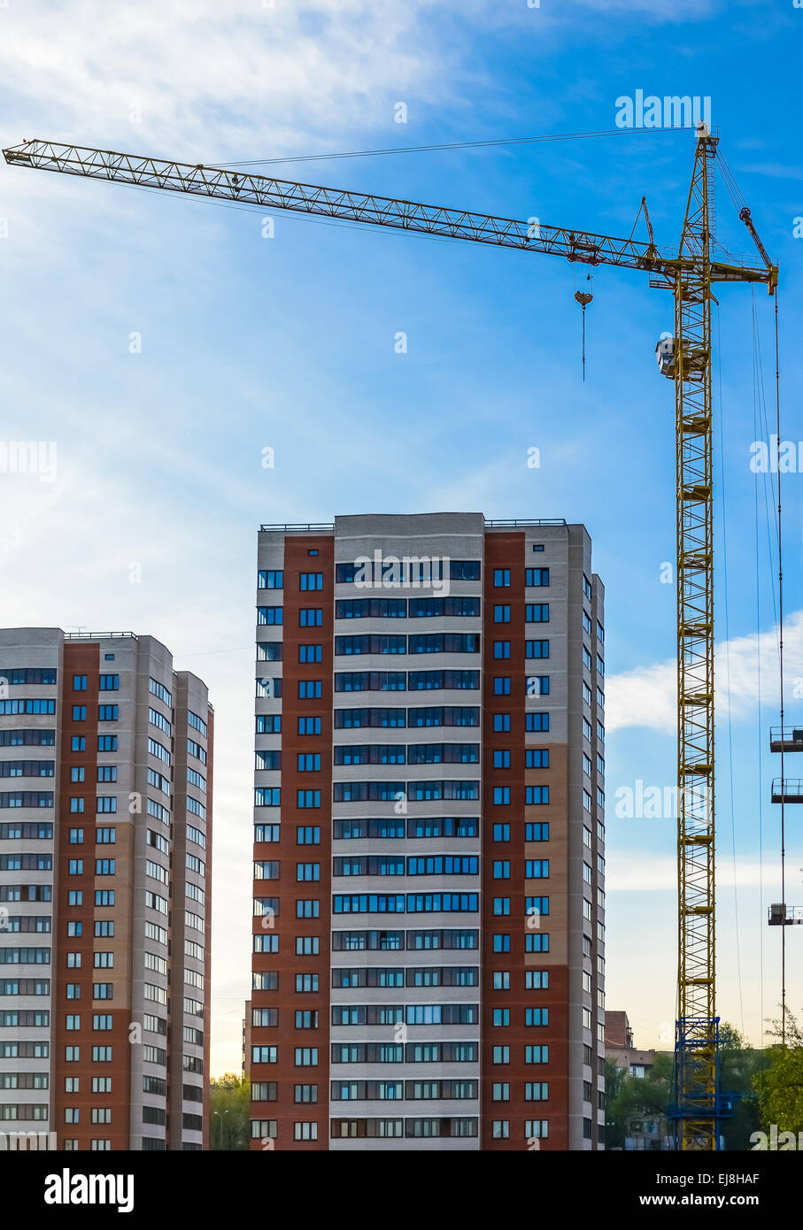 construction of residential buildings Stock Photo - Alamy