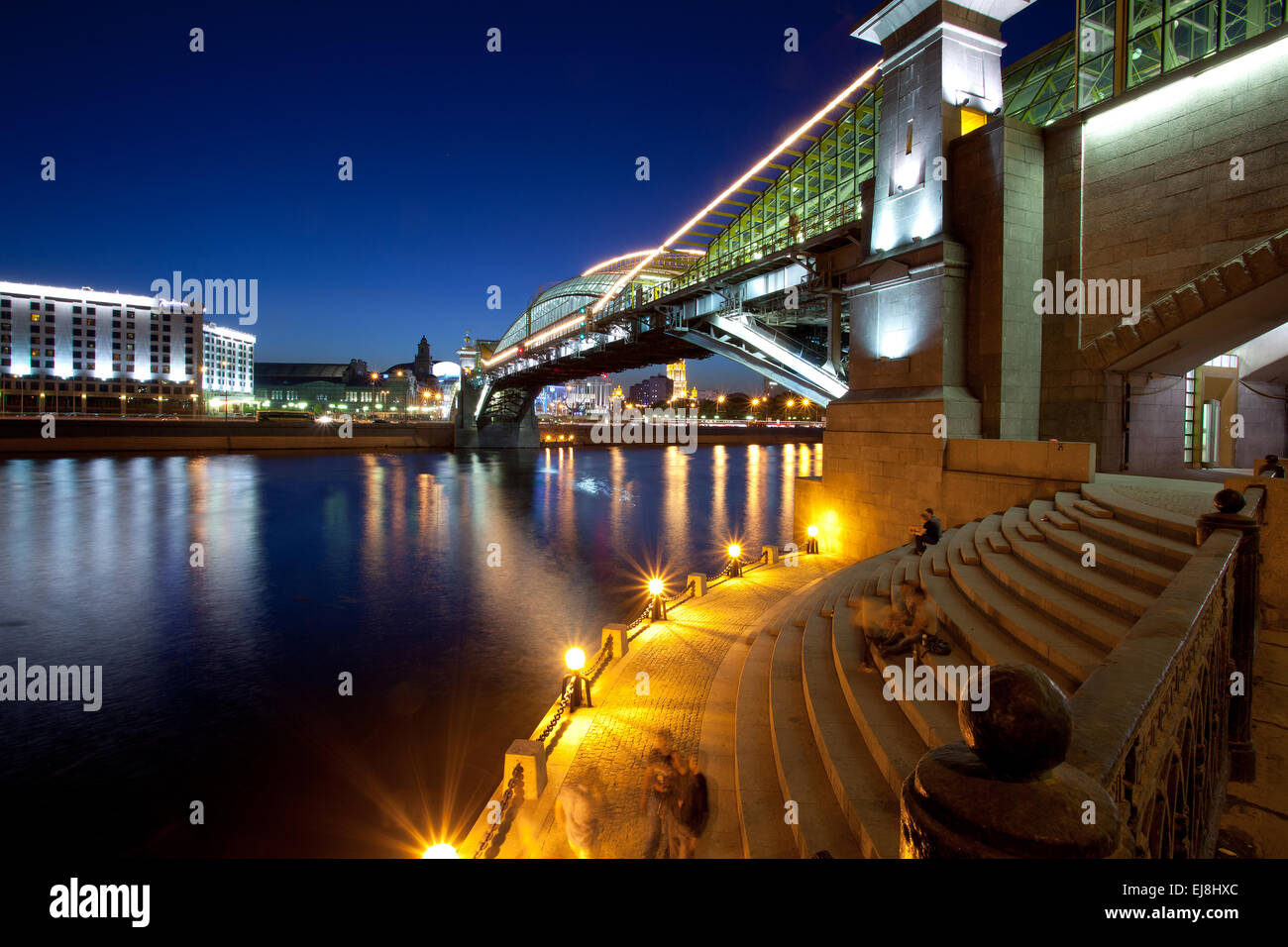 Glazed pedestrian bridge hi-res stock photography and images - Alamy