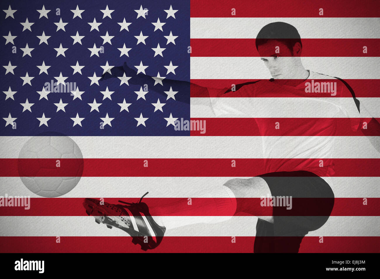 Attractive football player black white hi-res stock photography and ...