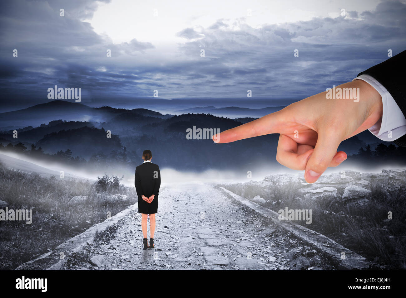 Giant hand pointing finger hi-res stock photography and images - Alamy