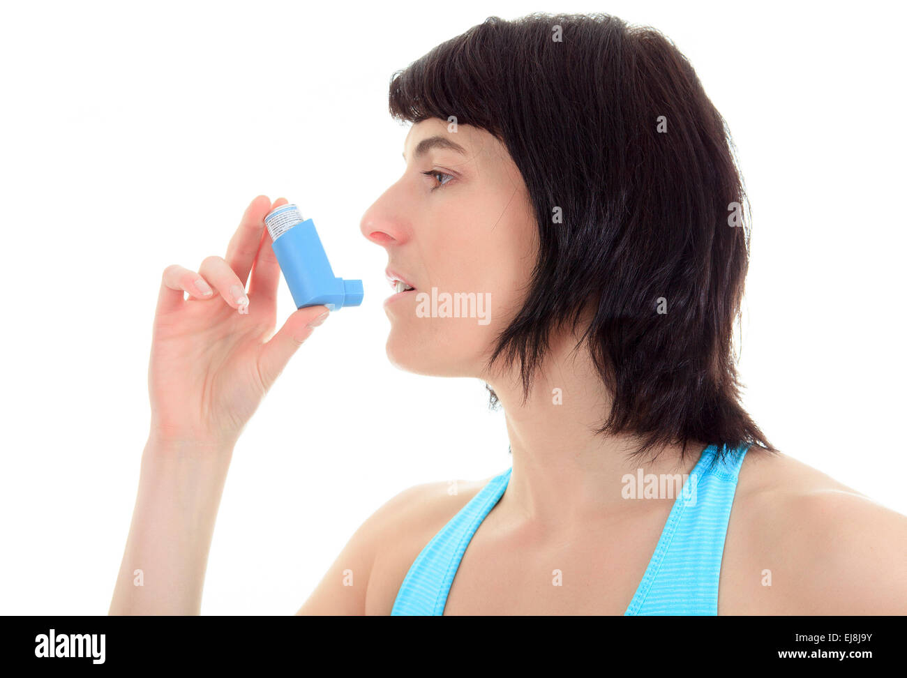 Woman Exhale Breathing Stock Photos & Woman Exhale Breathing Stock ...
