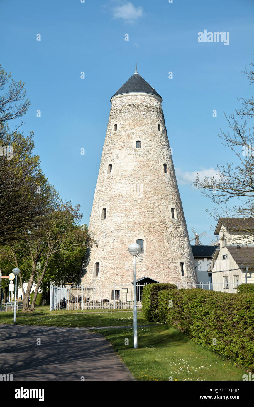 Tower of a former windmill Stock Photo - Alamy